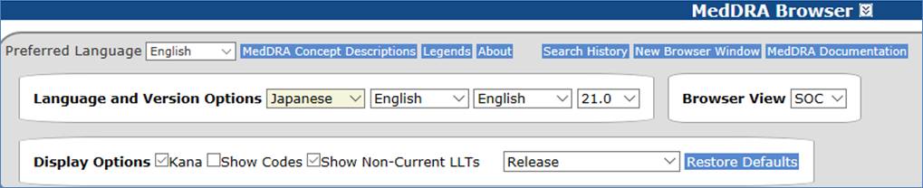 MedDRA Web-Based Browser User Guide