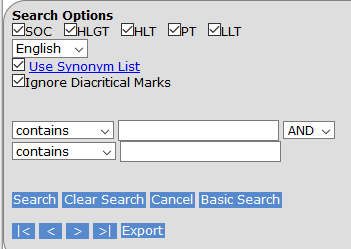MedDRA Web-Based Browser User Guide