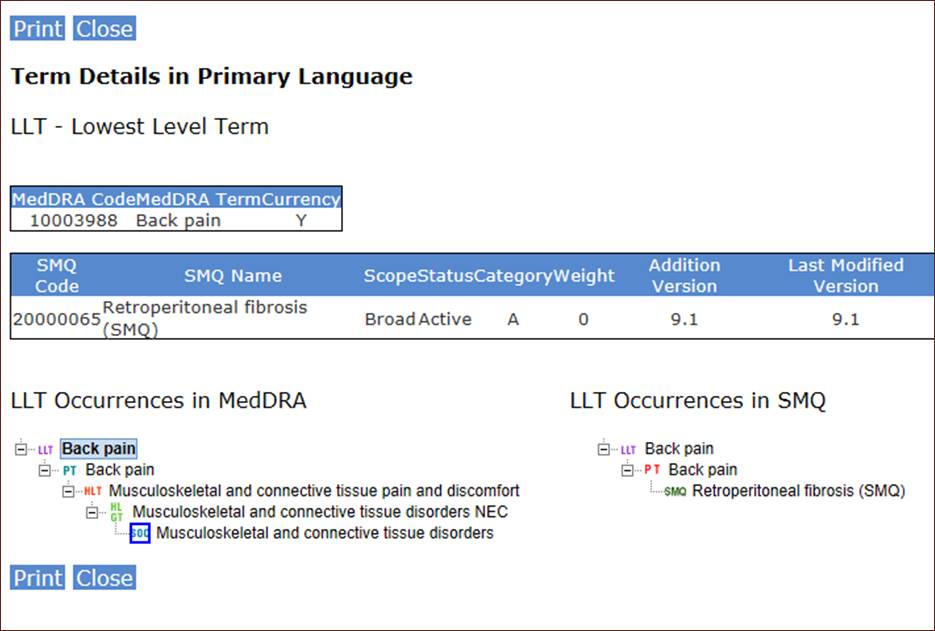 MedDRA Web-Based Browser User Guide