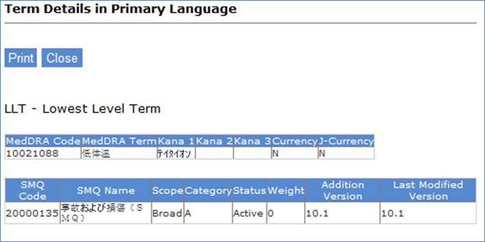 MedDRA Web-Based Browser User Guide